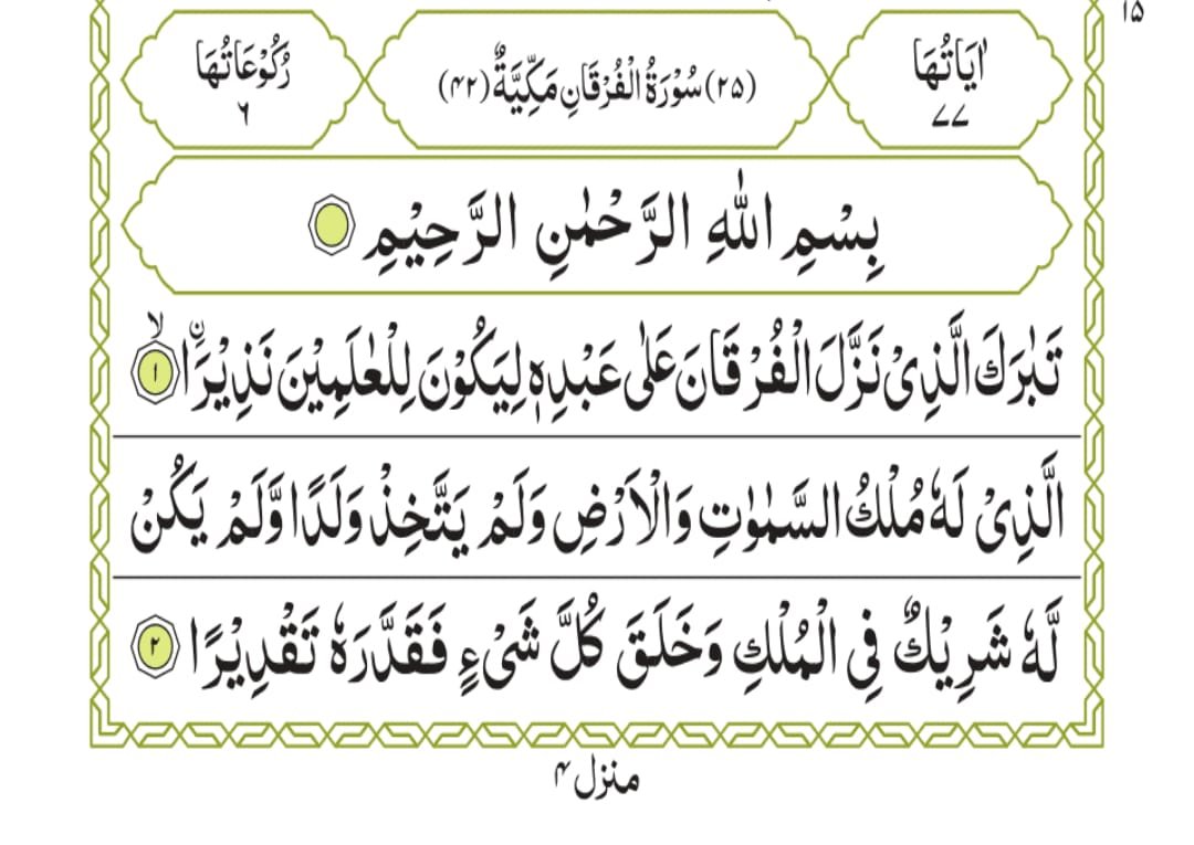 Surah Al-Furqan