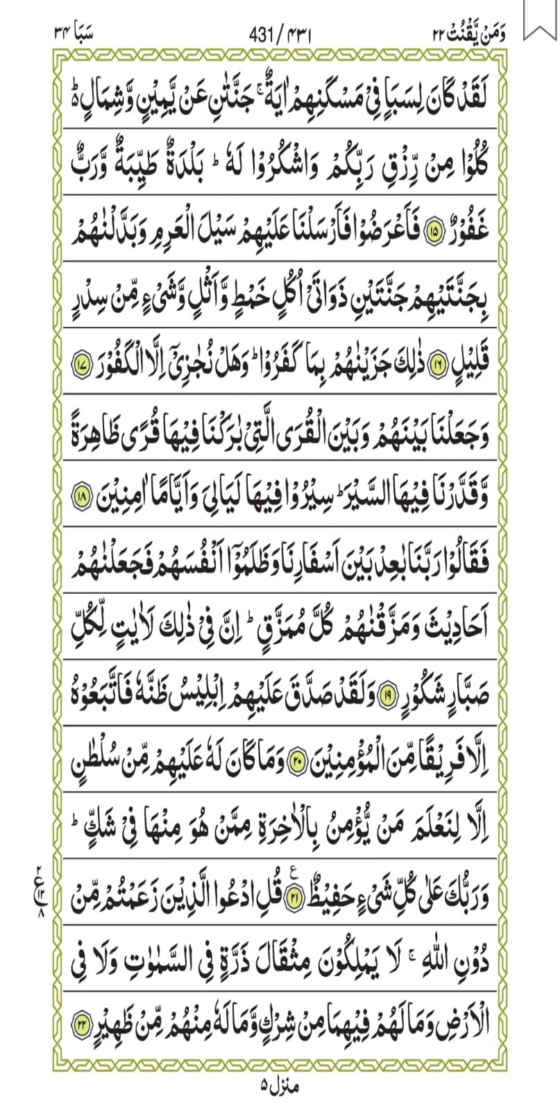 Surah Saba